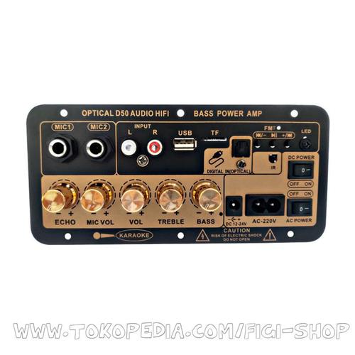Jual Papan Audio Amplifier Karaoke Bluetooth with Optical Fiber - D50 ...