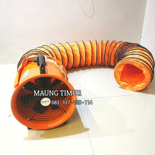 Jual Kipas Blower Portable Ventilator 12 inch Plus Flexible Duct 10 ...