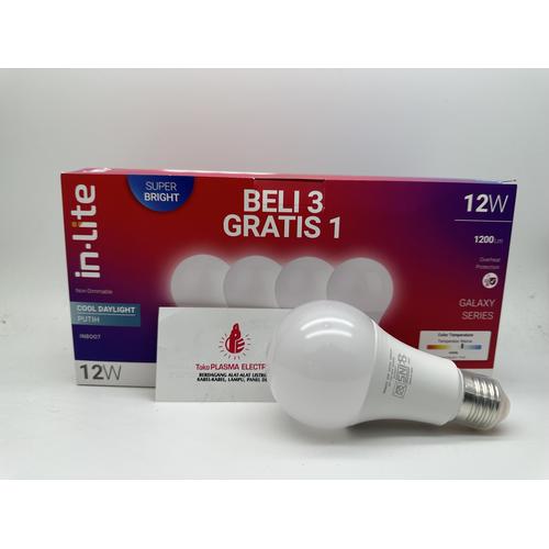 Jual Lampu Paketan paket inlite 12w 12watt 12 w 12 watt Inlite isi 4 ...