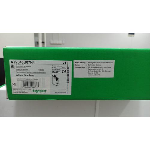 Jual ATV340 0.75KW 1HP 400V WO Ethernet (Type : ATV340U07N4) + Key Pad ...