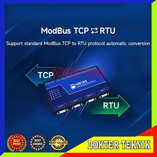 Jual 8-way Serial Server RS485/232 To Ethernet RJ45 RTU To TCP/UDP IOT ...