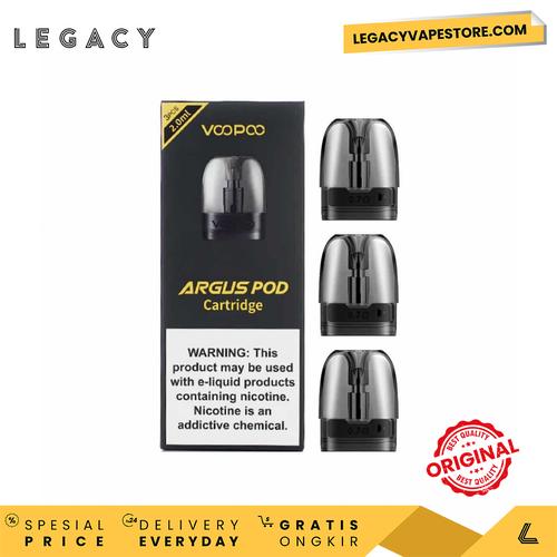 Jual ARGUS G, ARGUS P1, ARGUS Z, VOOPOO ARGUS POD CARTRIDGE 0.7/1.2ohm ...