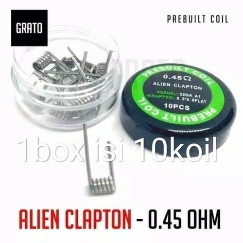 Jual Coil Vape Alien Clapton 0.45ohm/Coil Prebuilt Vapor - Alien - Kota ...