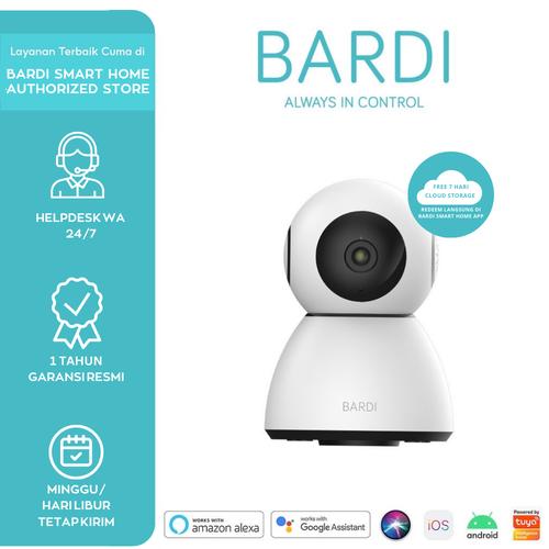 Promo BARDI Smart IP Cam Indoor PTZ CCTV Camera 1080p 360° View - CCTV ...