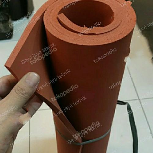 Jual karet spon silikon 3mm x 30cm x 30cm /sponge lembaran / rubber ...