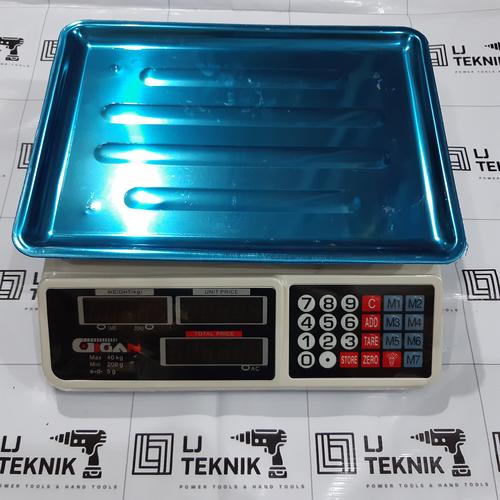 Jual GIGAN TIMBANGAN BUAH DUDUK DIGITAL SCALE 40KG 40 KG GG9940 - Kota ...