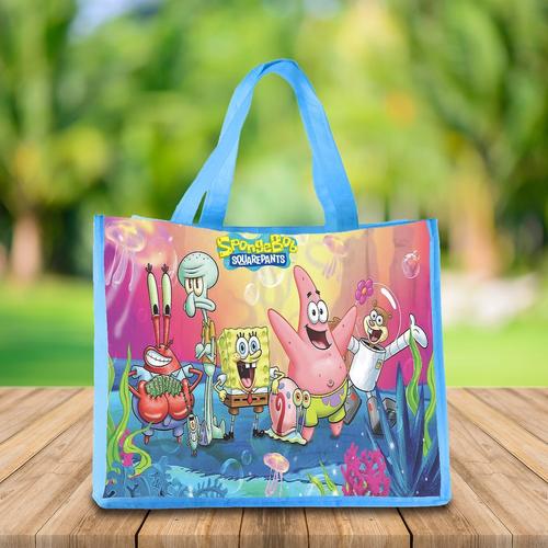 Jual tas ulang tahun anak/tas ultah spongebob/goodie bag ultah/tas ...