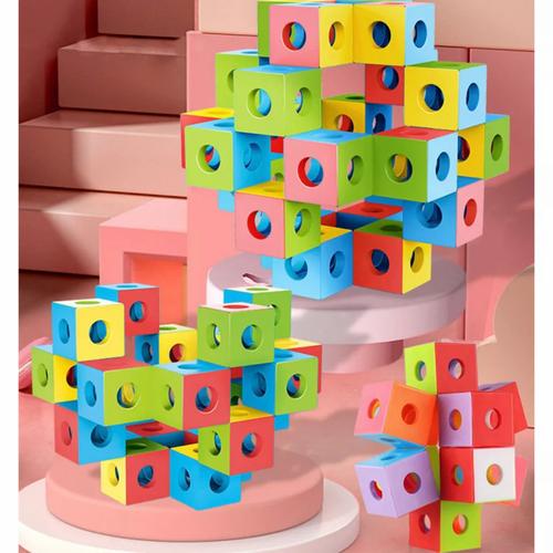 Jual Mainan Edukasi Anak DIY Balok Susun 3D / 3D Puzzle - Kab ...