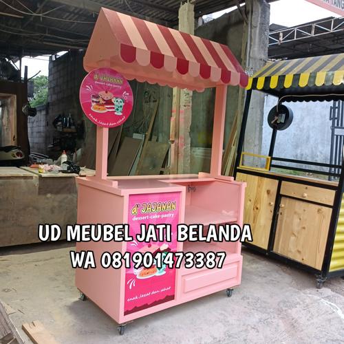 Jual booth cake gerobak dessert gerobak roti gerobak bakery gerobak ...