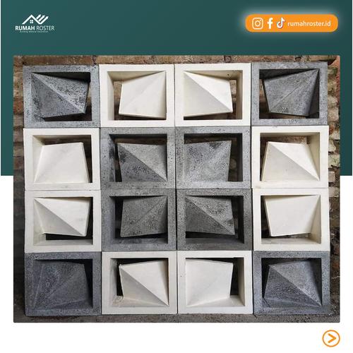 Jual Roster Beton/Roster Minimalis/Roster Modern - Type Durian L (2muka ...