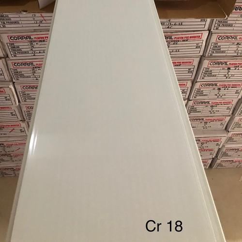 Jual plafon pvc plafon pvc motif putih polos - CR 56, 6 - Kota ...