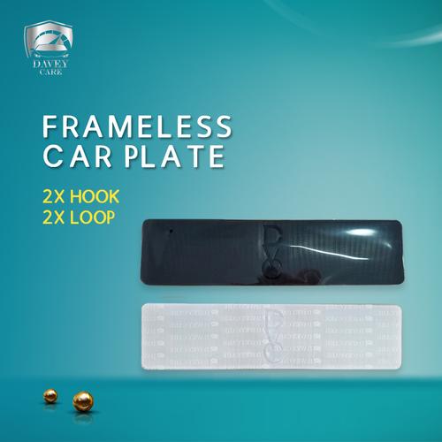 Jual Frameless License Plate Holder Plat Mobil - Hitam - Jakarta Barat ...