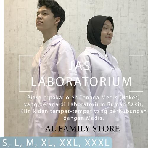 Jual JAS LAB LENGAN PENDEK Ukuran S-M-L-XL-XXL AL-JL01 - Putih, S ...