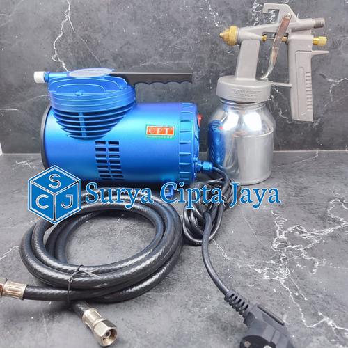 Jual kompresor angin mini listrik satu set heavy duty 1/4" OPT JIS ...