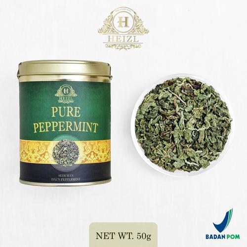 Jual HEIZL Pure Peppermint Tea Dried Mint Teh Daun Mint Premium 50gr ...