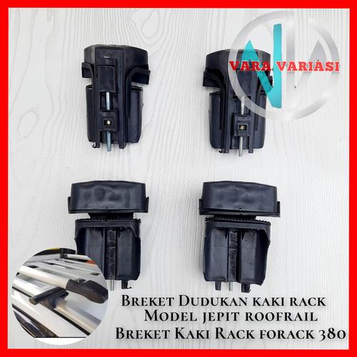 Jual Brecket Dudukan Kaki Rack Model Jepit Roofrail 380 Forack ...