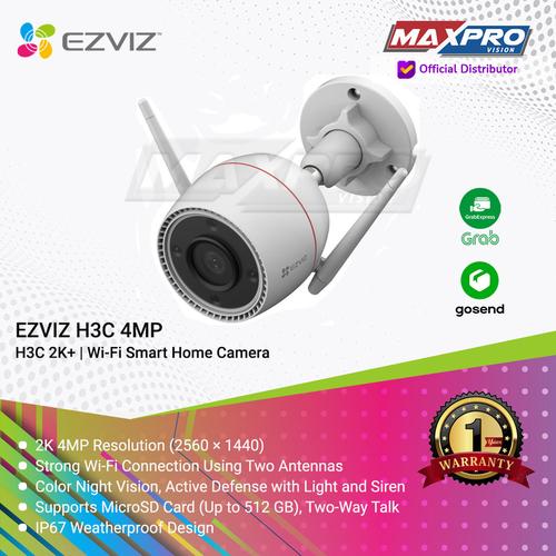 Jual EZVIZ H3C 2K - 2K 4MP IP CAMERA OUTDOOR WIRELESS TWO WAY AUDIO ...