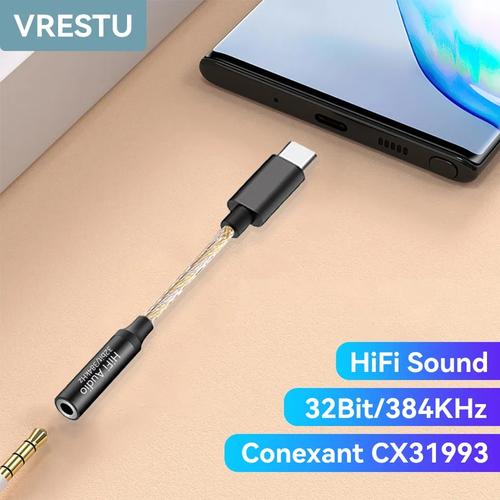 Jual HIFI USB DAC Vrestu Conexant CX31993 Usb Type C/Lightning ...