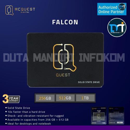 Jual MCQuest Digital FALCON SSD 256GB 512GB 1TB 2TB - 2.5" SATA III - 256GB - Jakarta Pusat ...