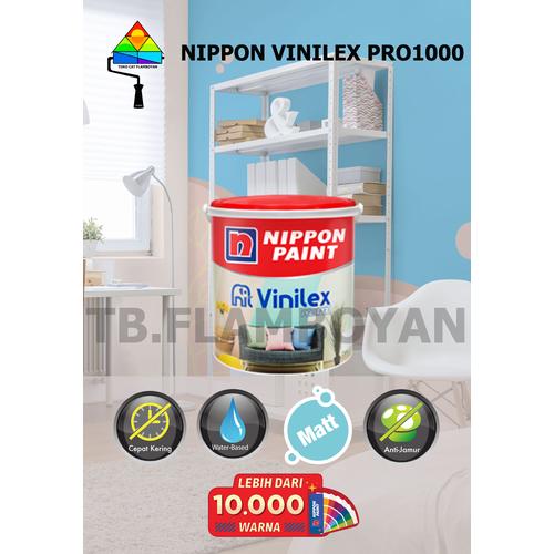 Jual CAT TEMBOK NIPPON VINILEX PRO 1000 ( INTERIOR) PUTIH - Jakarta ...