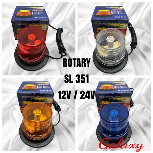 Jual Rotary / Rotari / Emergency Lamp 12v / 24v Blitz Flash - Putih ...