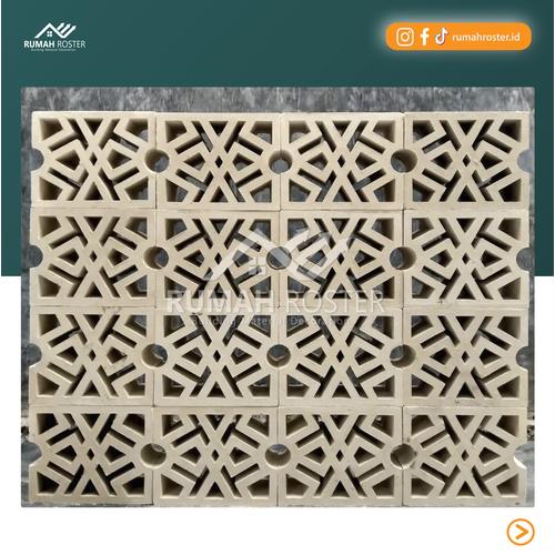 Jual Roster Beton Minimalis Untuk Mesjid Ornamen Islami - Putih - Kota ...