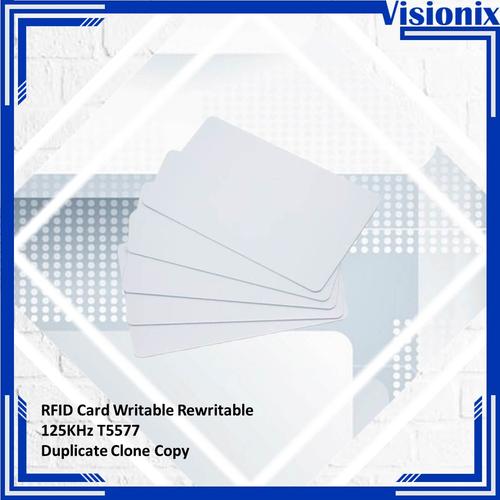 Jual RFID Card Writable Rewritable 125KHz T5577 Kartu Copy Clone ...