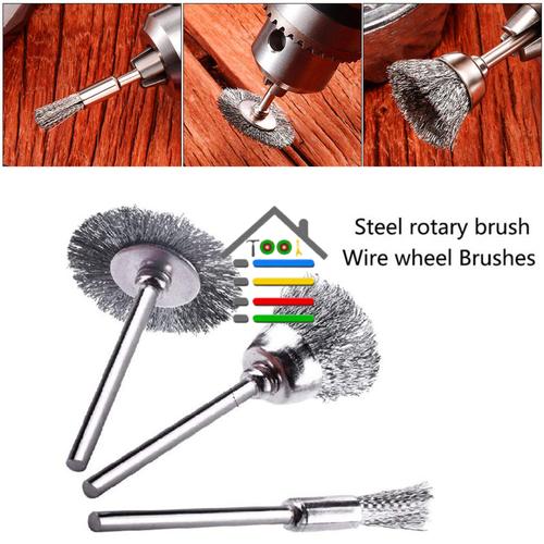 Jual MINI BRUSH WIRE GRINDER MATA BOR SIKAT KAWAT BAJA BESI SET 3IN1 ...