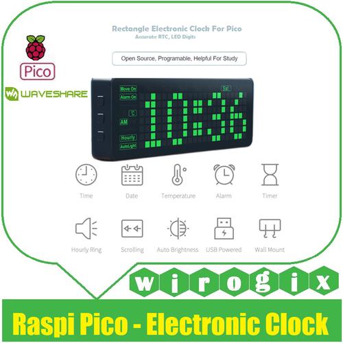 Jual Electronic Clock for Raspberry Pi Pico - Kab. Bandung - wirogix ...