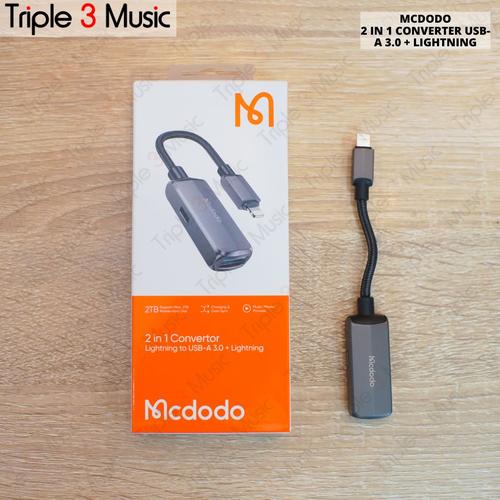 Jual MCDODO CA-2690 CA2690 Apple Lightning to USB 3.0 Female OTG audio ...
