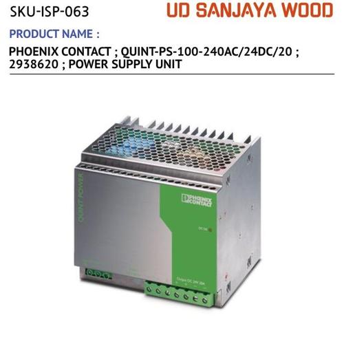 Jual Phoenix Contact ; Quint-Ps-100-240Ac/24Dc/20 - 2938620 ; Power ...