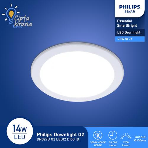 Jual Lampu Philips Downlight DN027B G2 LED12 14W 220-240V D150 ID ...