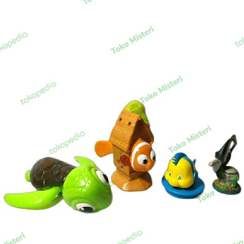 Jual Finding Nemo Flounder Mermaid Turtle Kura Penyu Mcd Happy Meal ...
