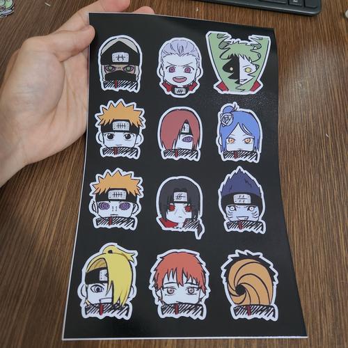 Jual Sticker Anime Set - PSS0006 - Akatsuki - Jakarta Utara - Sticker ...