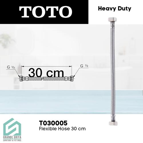 Jual TOTO Flexible Hose Stainless Heavy Duty T030005 30 cm - Jakarta ...
