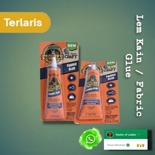 Jual Gorilla Lem Kain Super Kuat Super Glue Fabric Kain Kulit Crystal ...