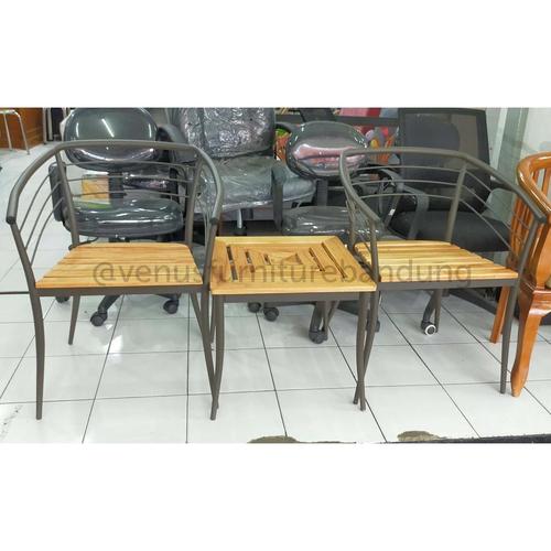 Jual Kursi meja teras taman balkon minimalis set besi LUAR BANDUNG ...
