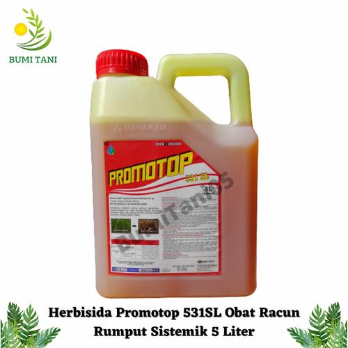 Jual Herbisida Promotop 531SL Obat Racun Rumput Sitemik 5 Liter - Kota ...