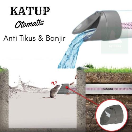 Jual Penutup Paralon Pipa Pvc 6 inch Buka Tutup Dop Saluran Pembuangan ...