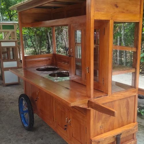 Jual gerobak mie ayam bakso etalase samping roda tiga - Kab. Klaten - R ...