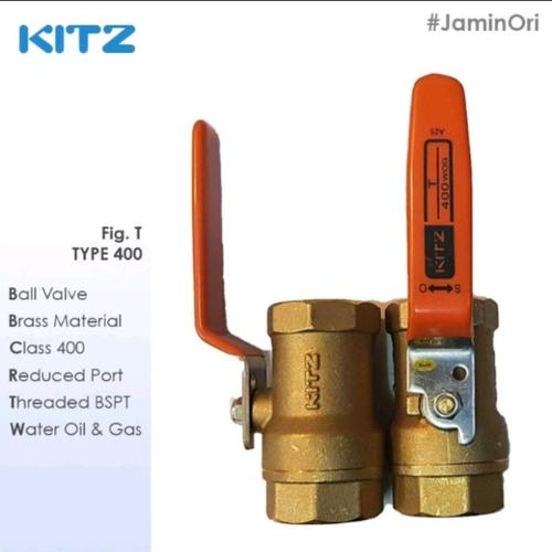 Jual BALL VALVE KITZ 1/4" INCH KUNINGAN / BRASS VALVE KITZ KUNINGAN ...