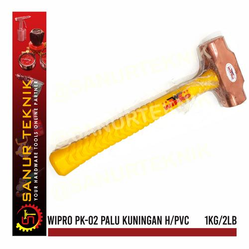 Jual WIPRO PK-02 Brass Hammer / Palu kuningan H/PVC 1KG 1 KG / 2LB 2 LB ...