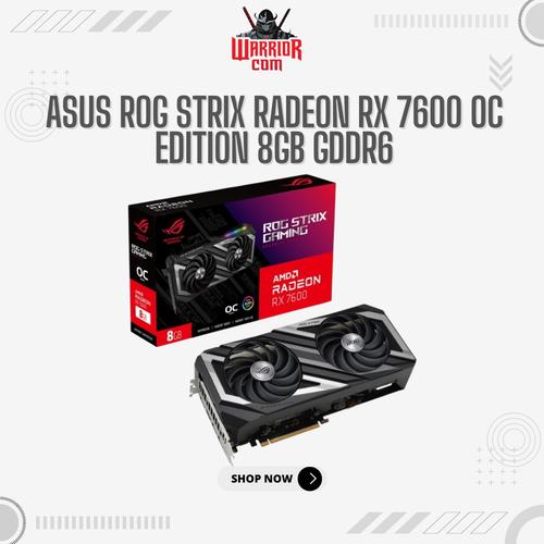 Jual ASUS ROG Strix Radeon RX 7600 OC Edition 8GB GDDR6 - Kab. Batang ...