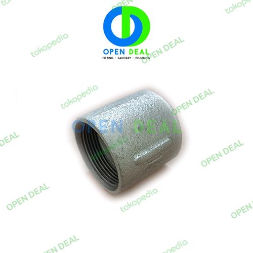 Jual Sok Besi 1 1/2" IN Drat Dalam Galunggung (G Brand)/ Galvanis ...