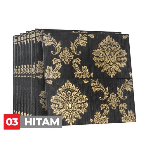 Jual Wallpaper 3D FOAM/Wallfoam Dinding/Wall Foam Motif Batik Bunga ...