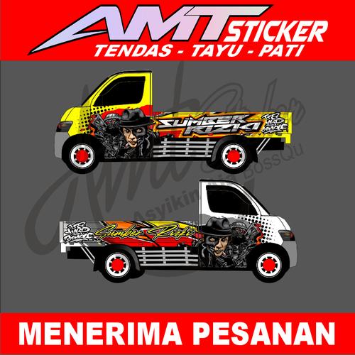 Promo Sticker Decal Full Body Mobil Pick Up Grand Max - Bisa Custtom ...