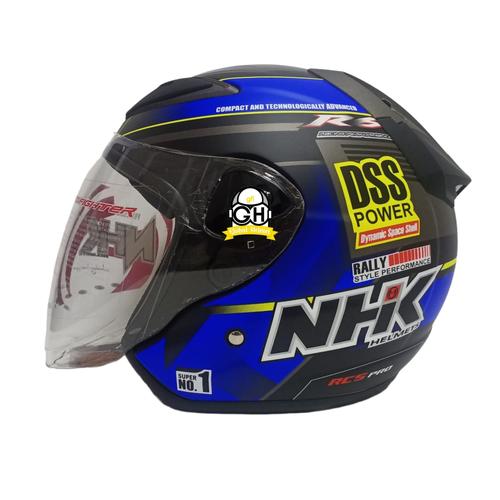 Jual HELM NHK R6 MOTIF RALLY#2 BLACK/BLUE DOFF - Kota Tangerang ...