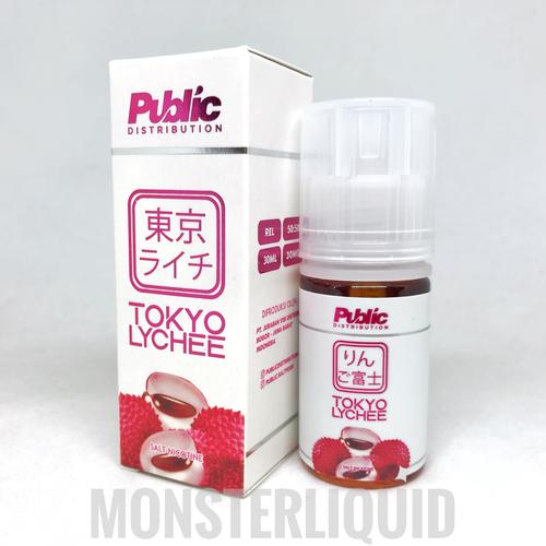 Jual [ SALT NIC ] TOKYO LYCHEE BY PUBLIC DISTRIBUTION 30MG 30ML LIQUID ...