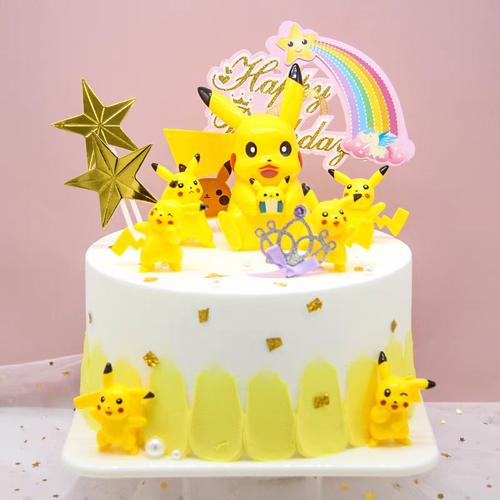 Promo FIGURE POKEMON PIKACHU ISI 6 TOPPER CAKE POKEMON/FIGURE ACTION ...