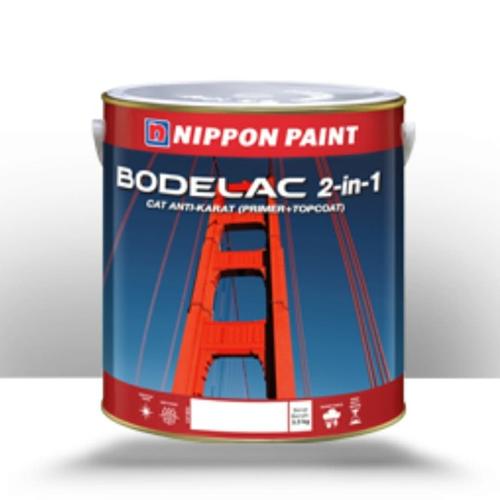 Jual Cat Kayu dan Besi Nippon Bodelac 2in1 Black Hitam Doff / Matt - 2 ...
